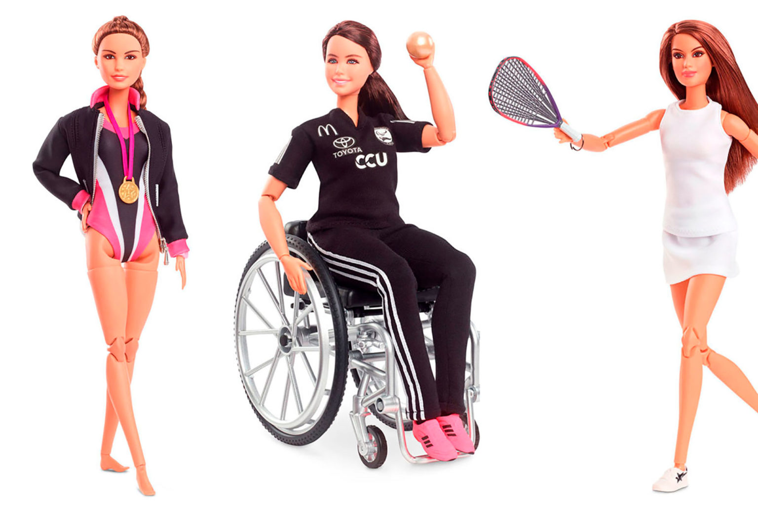 Barbie lanza tres muñecas en homenaje a atletas latinoamericanas