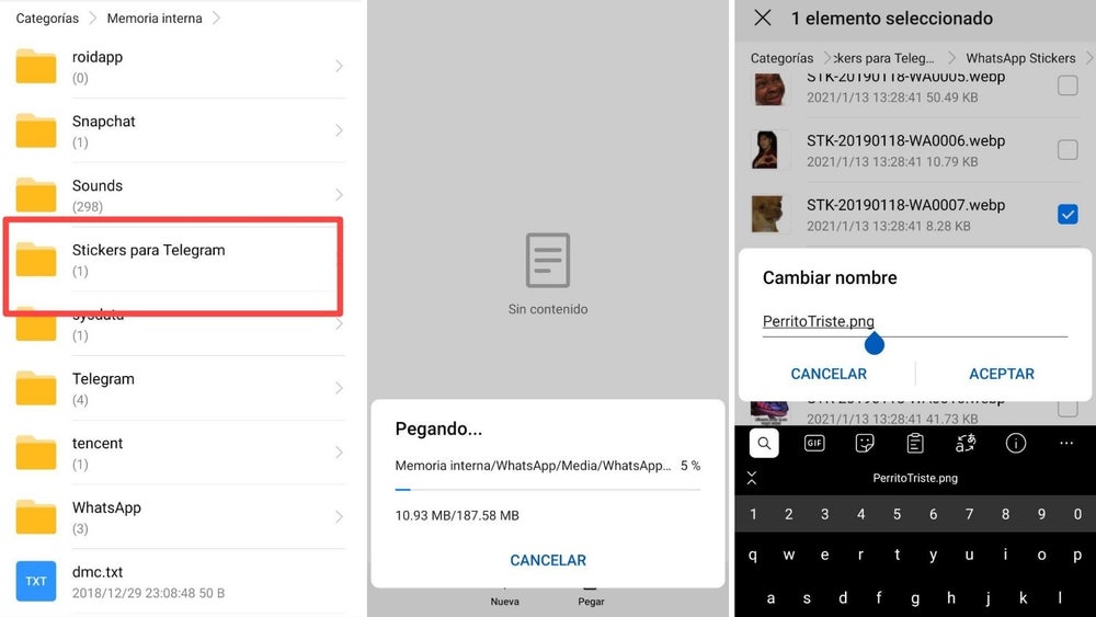 Copiar stickers de WhatsApp a Telegram, paso a paso - Emprendedor