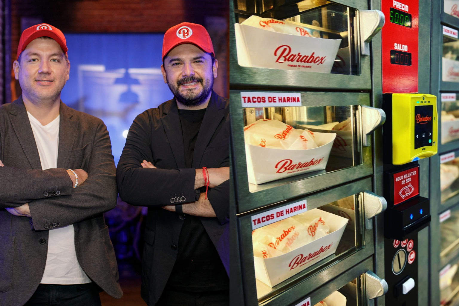 Barabox, la máquina que te vende comida caliente en menos de 15 segundos y que triunfó en Shark ...
