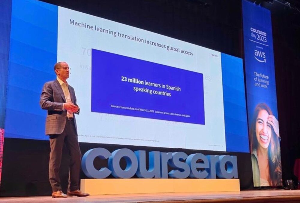 El futuro del aprendizaje y la inteligencia artificial en Coursera Day ...