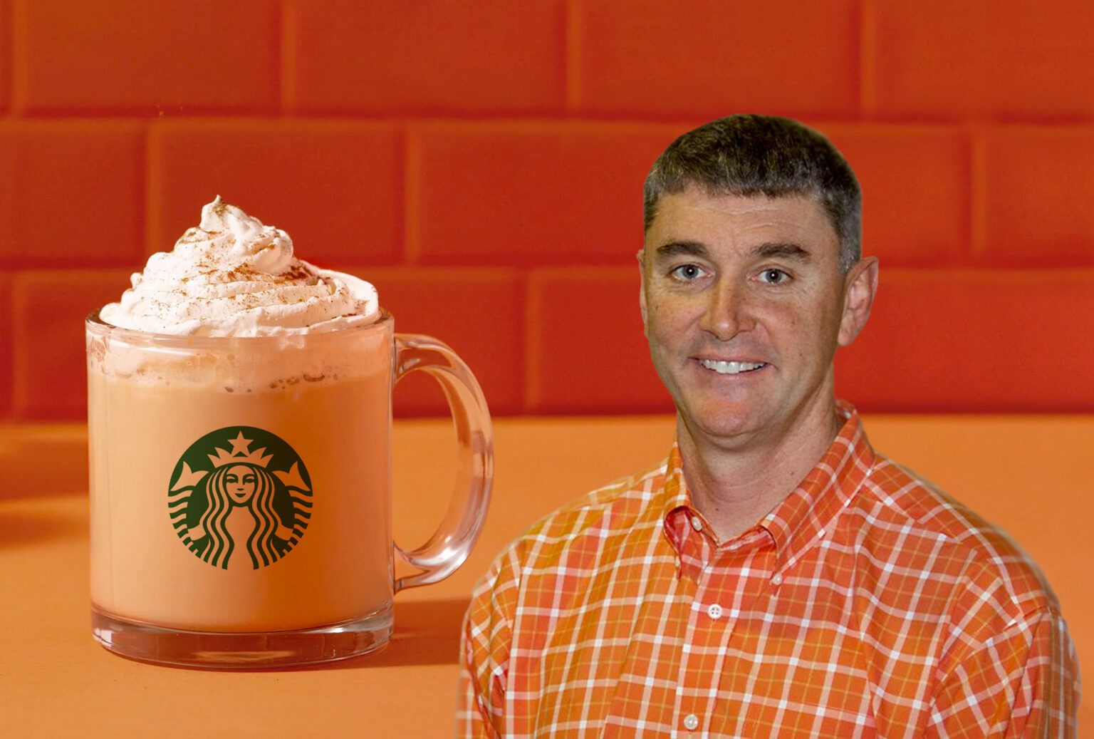 El hombre que creó el Pumpkin Spice Latte con una rebanada de pastel ...