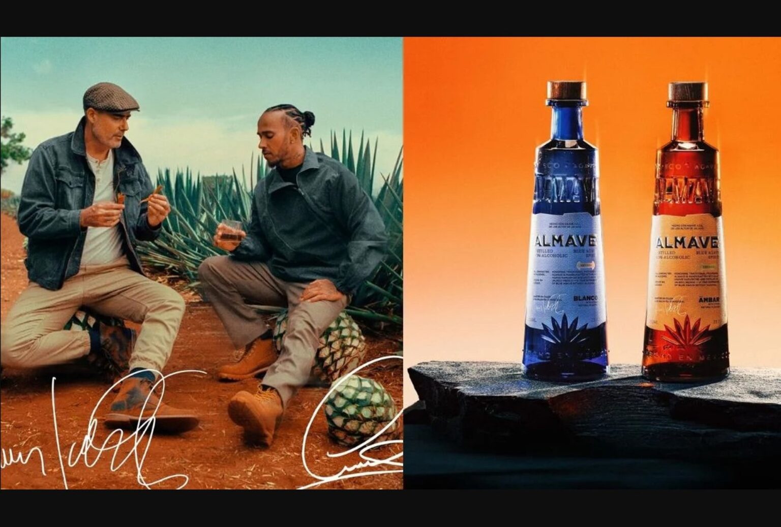 Almave, el nuevo destilado sin alcohol de Lewis Hamilton, campeón de la ...